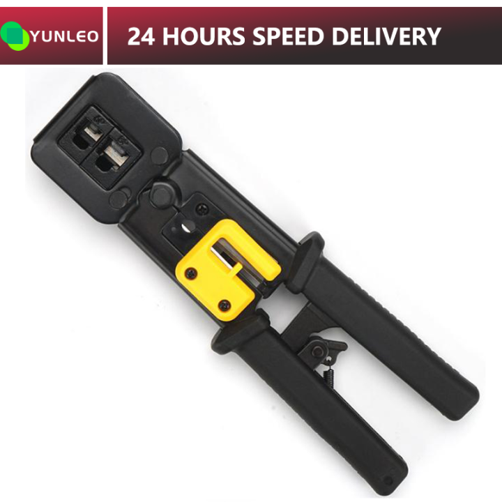 RJ45 RJ11 wire and cable PC network cable crimping pliers hand tool ...