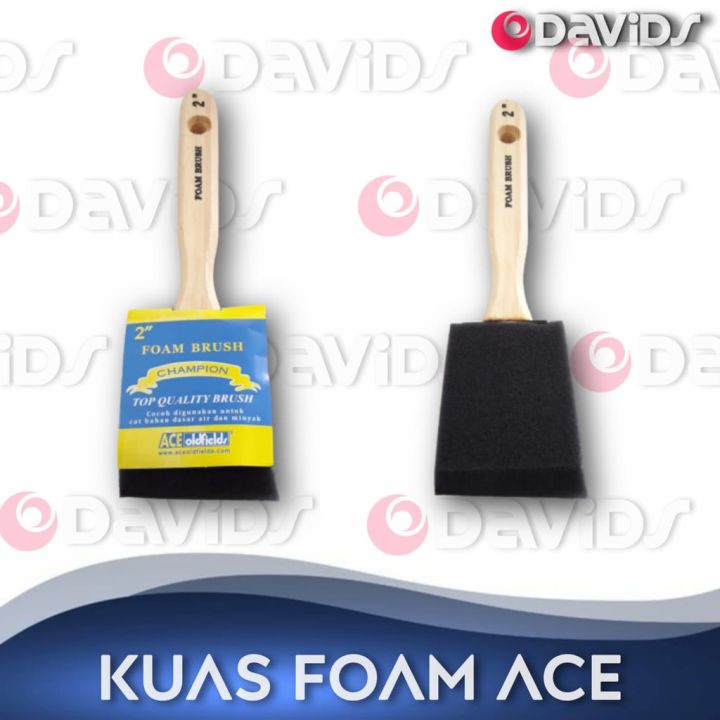 Kuas Busa Foam Spons Brush Ace 2 3 Inch | Lazada Indonesia