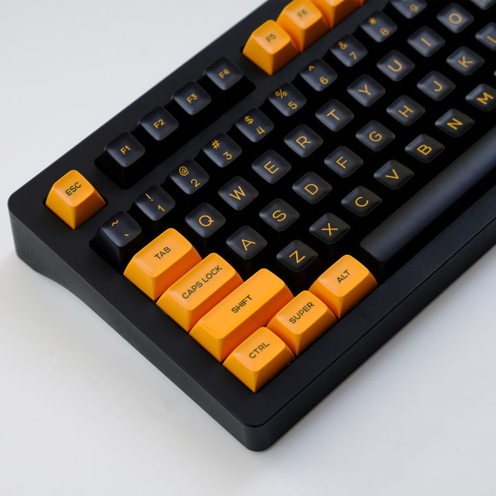 【Popular Categories】 KBDiy 142 Keys/Set SA Profile Black and Keycaps ...