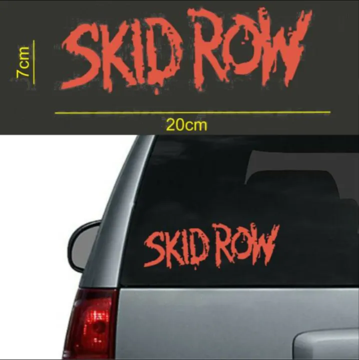 Stiker Mobil Band Skid Row - Car Decal Sticker | Lazada Indonesia