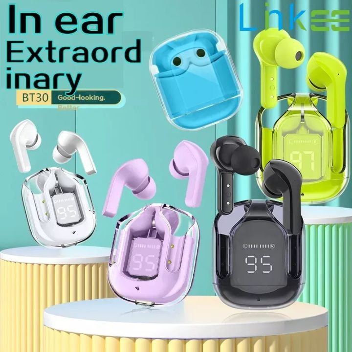 ENC Noise Cancelling Tws Wireless 5.3 Bluetooth Earbuds HiFi Stereo ...