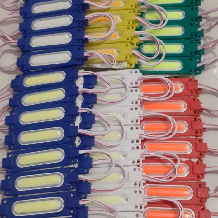 Modul Lampu LED Module COB 7018 6818 12 24 Volt 12V 24V Mobil Motor ...