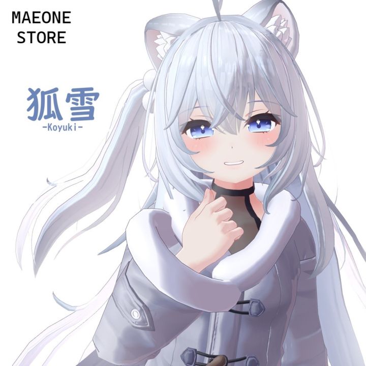 [MAEONE] VRCHAT KOYUKI [狐雪] BOOTH AVATAR | UNITY3D & VRCSDK3 | Lazada
