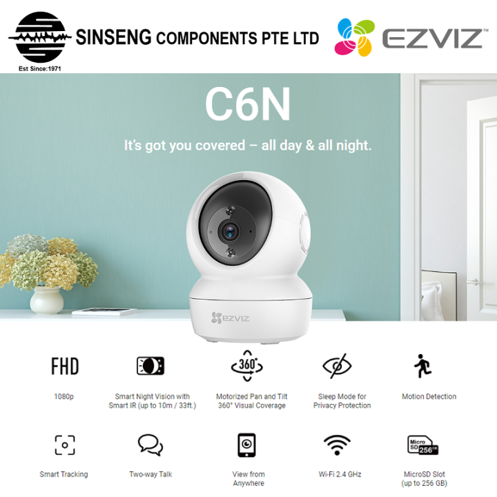 EZVIZ 2MP Upgraded C6N / 5G H6c Pro 2K+ 4MP 2.4/5Ghz Dual Band with ...