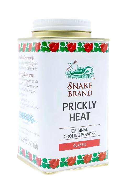 SNAKE BRAND Prickly Heat Original Cooling Powder (Classic) | Lazada PH