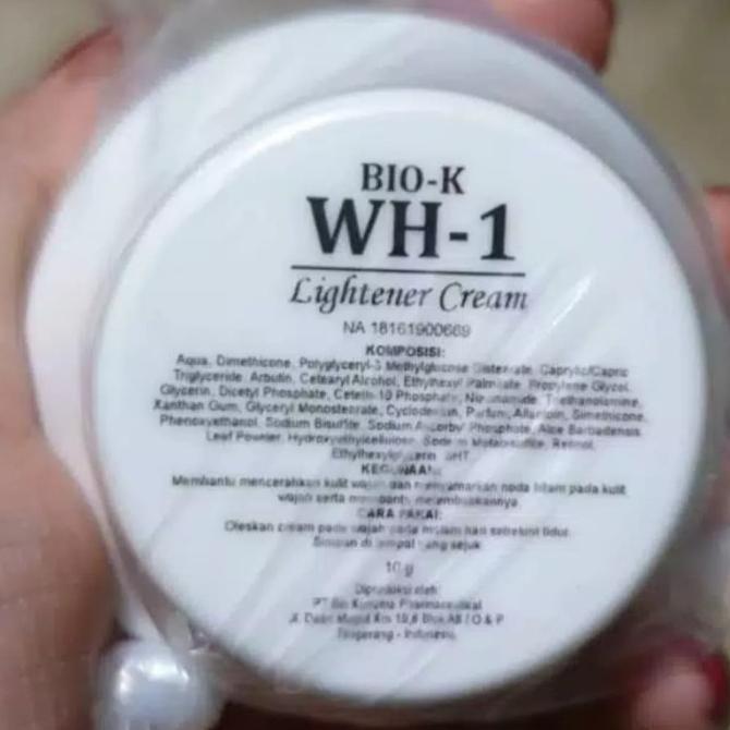 cream malam whitening bio kusuma WH1,WH2,WH3 dan WH 4 | Lazada Indonesia