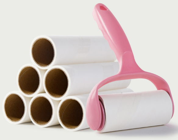 READY STOCK Dust Roller Reusable Sticky Lint Roller Paper ROLLER BÄSTIS ...