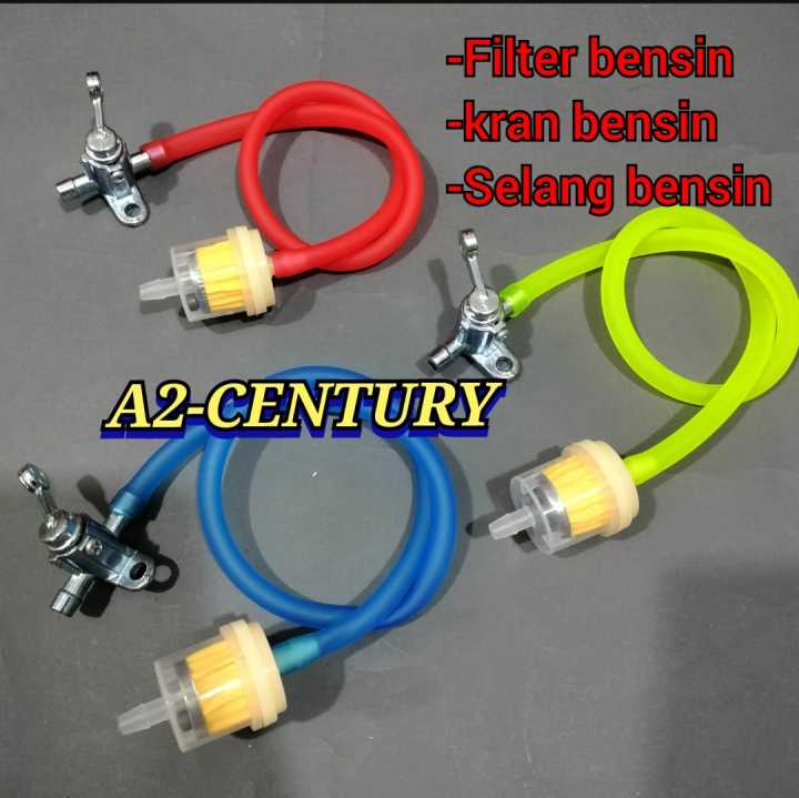 SARINGAN BENSIN FILTER BENSIN MAGNET PLUS SELANG 40CM BENSIN ANTI PANAS VARIASI WARNA 1 SET ...