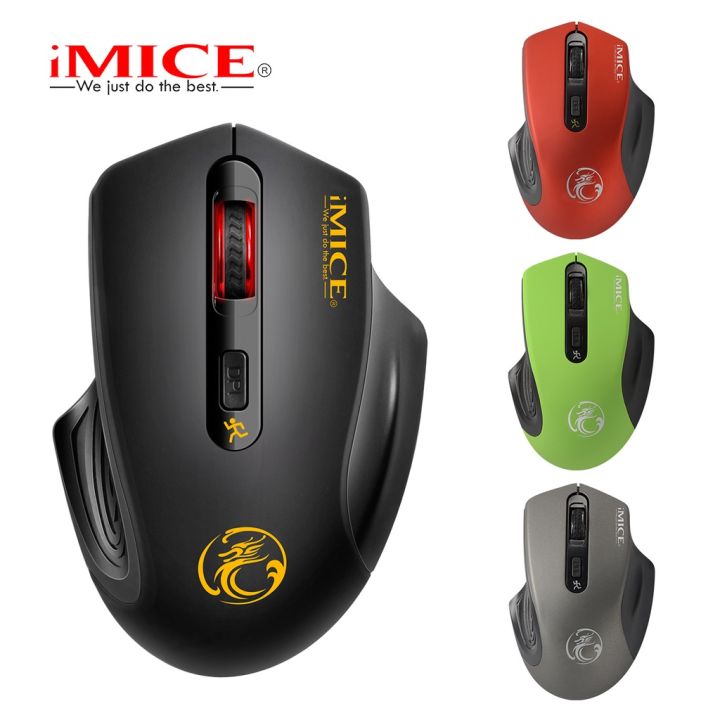 iMICE iMICE E1800 Ergonomic Design 2.4GHz Wireless 1600 DPI Adjustable ...