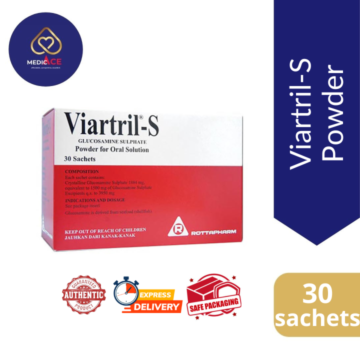 Viartril-S 1500mg Powder 30 sachets (Exp: 06/2026) | Lazada