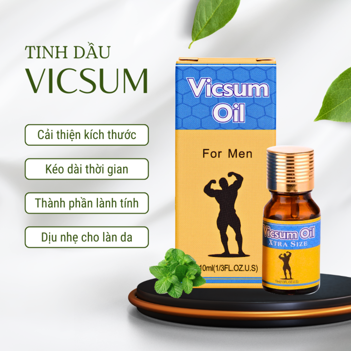 Tinh Dầu VICSUM Nhật Bản Massage Tăng Kích Thước, Kéo Dài Thời Gian ...