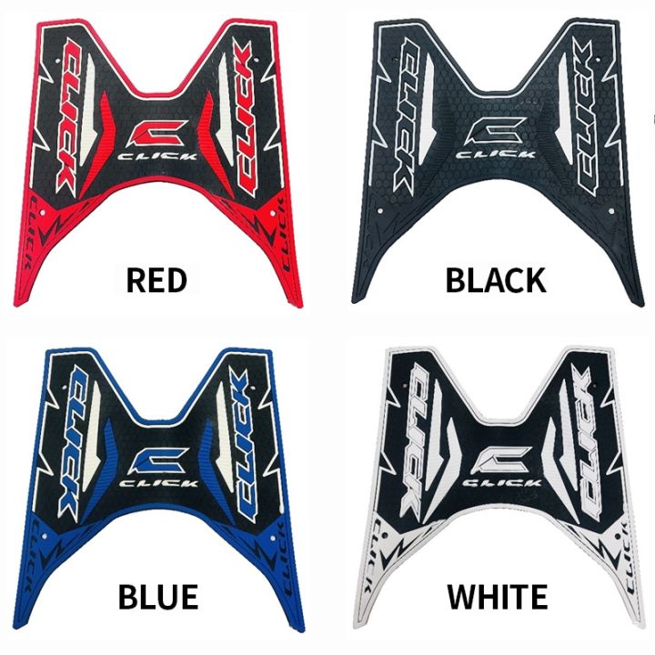 Motors Pure Rubber Footboard Matting For Honda Click V1 V2 125i 150 ...