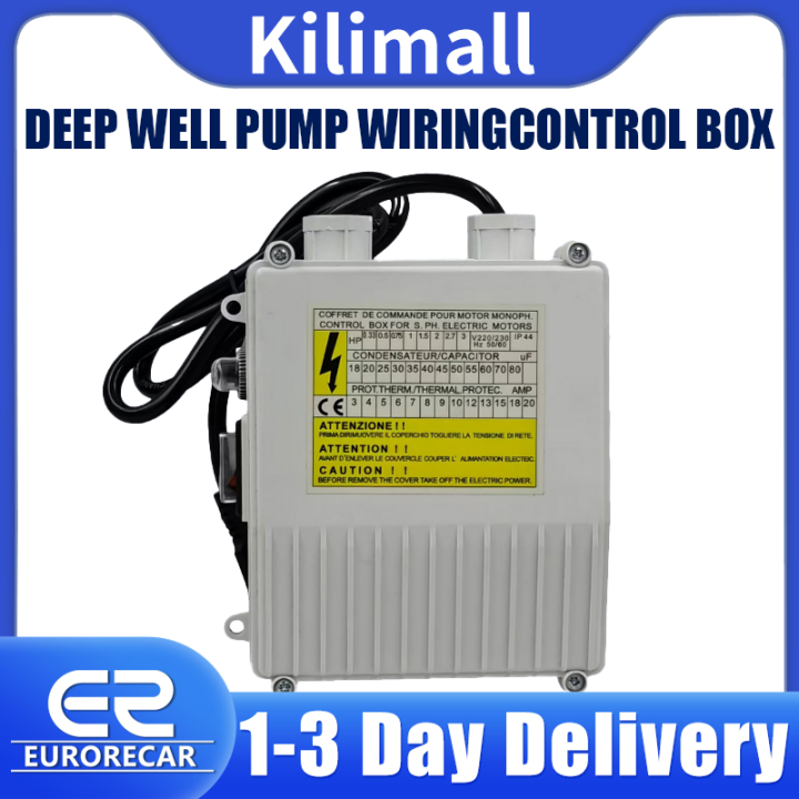 Submersible Pump Control Box Water Pump Parts Controller 220v Deep Well ...