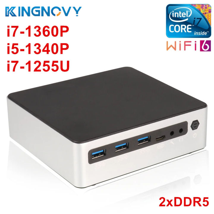 kingnovy 13th Gen Mini PC i7 1360P i5 1340P 2xDDR5 4800MHz 2xNVMe ...