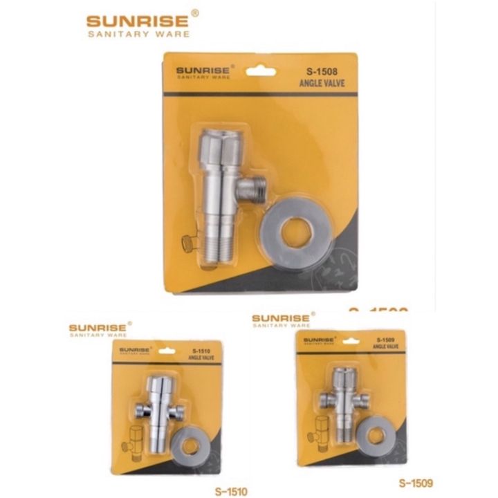 Sunrise Angle Valve (Chrome, 304, Pvc) | Lazada PH
