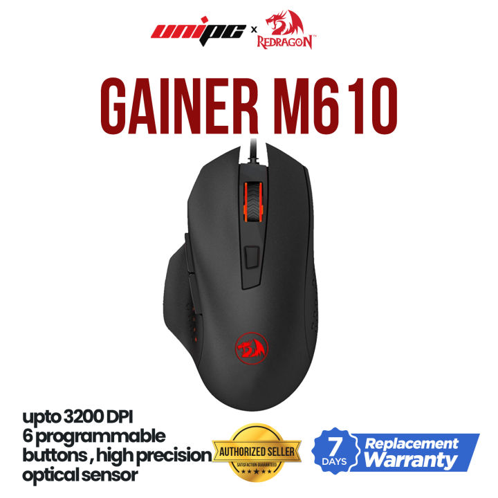 Redragon GAINER M610 GAMING MOUSE UniPC | Lazada PH