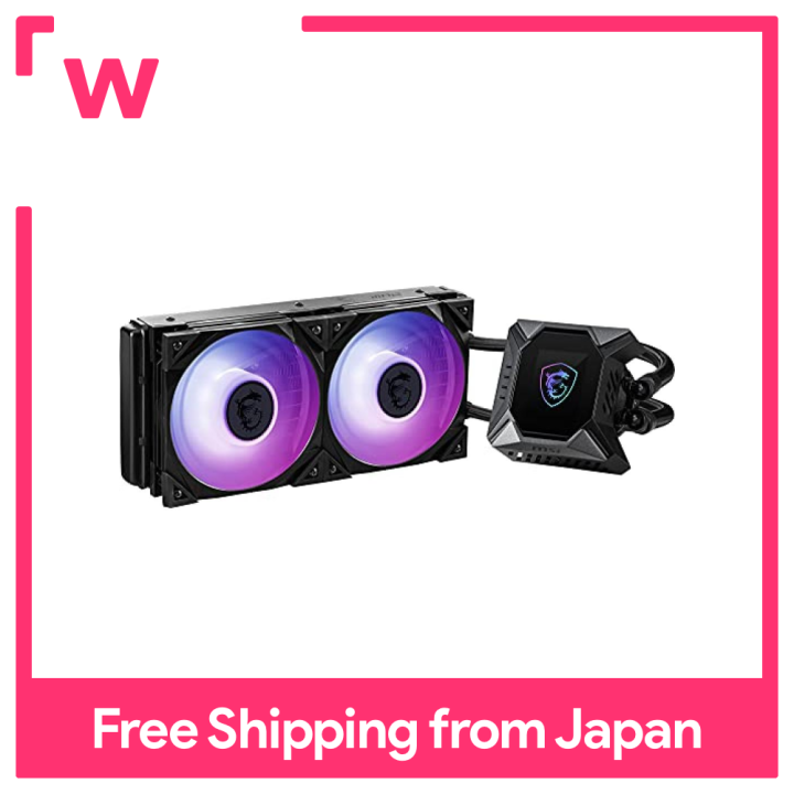 MSI MPG CORELIQUID K240 Simple water-cooled CPU cooler with LCD monitor ...