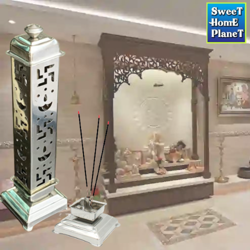 Ashtamangal Stainless Steel Agarbatti Incense Stick Stand Holder ...
