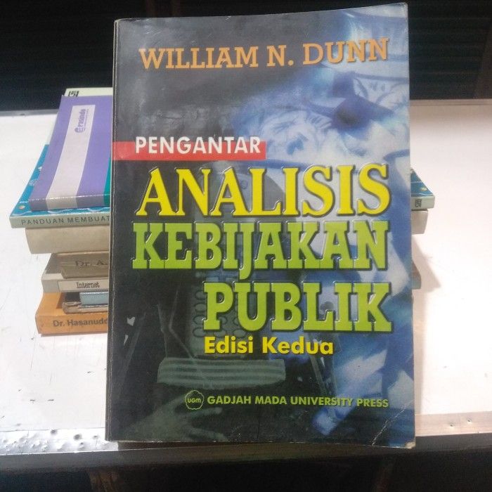 Buku Pengantar Analisis Kebijakan Publik - William N Dunn edisi kedua | Lazada Indonesia