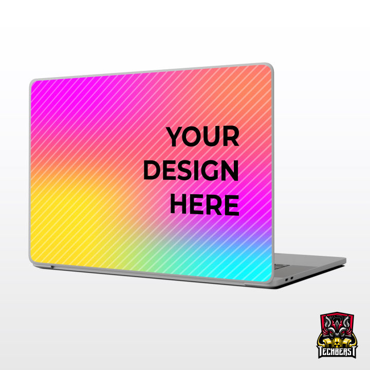 3M Universal Laptop Custom Top Cover DIY Skin Vinyl Wrap Techbeast ...