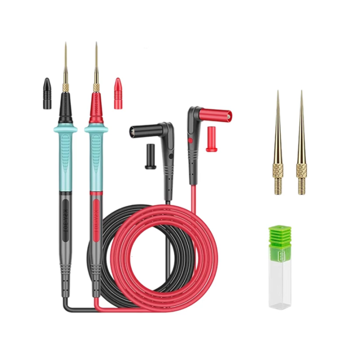 Commercial Flame Retardant Multimeter Probes 25mm Extreme Pointed Gold ...