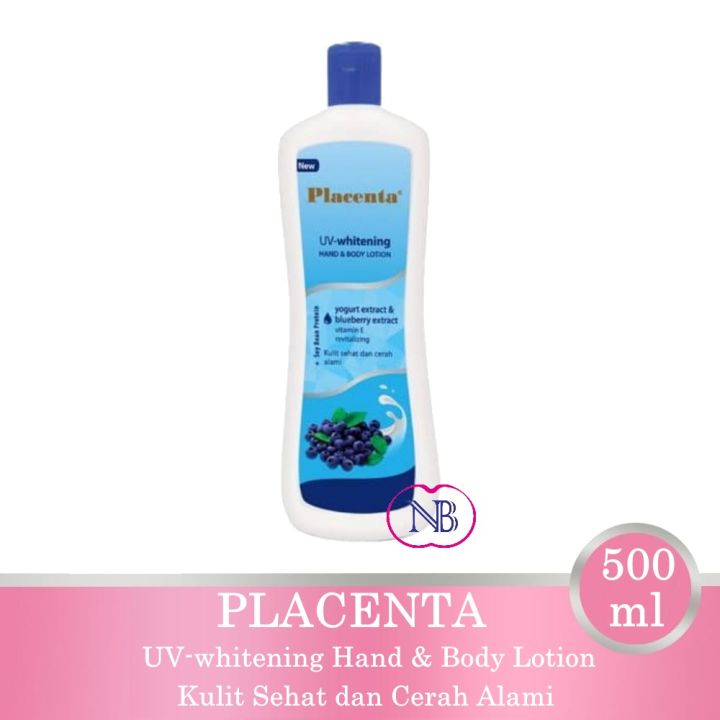 Placenta Hand and Body Lotion Yoghurt and Blueberry 500 ml | Lazada ...