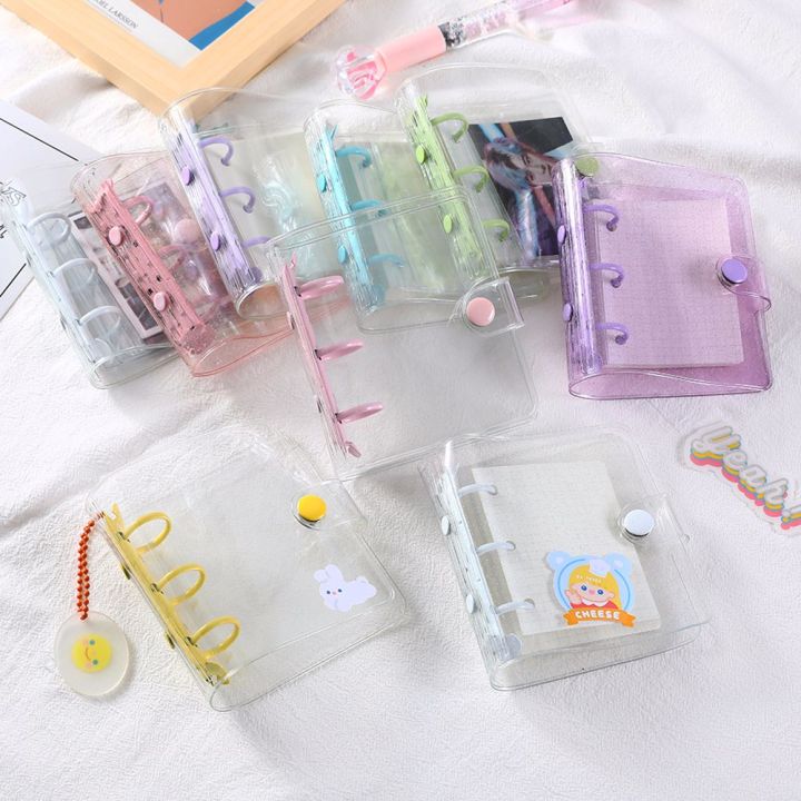 XIELISA Portable School Stationery Notebook Pages Glitter Transparent ...