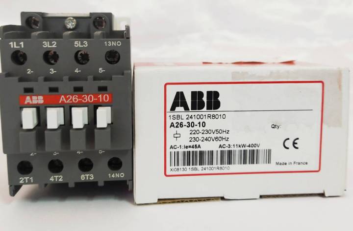 ABB Magnetic Contactor A26-30-10 220V | Lazada.co.th