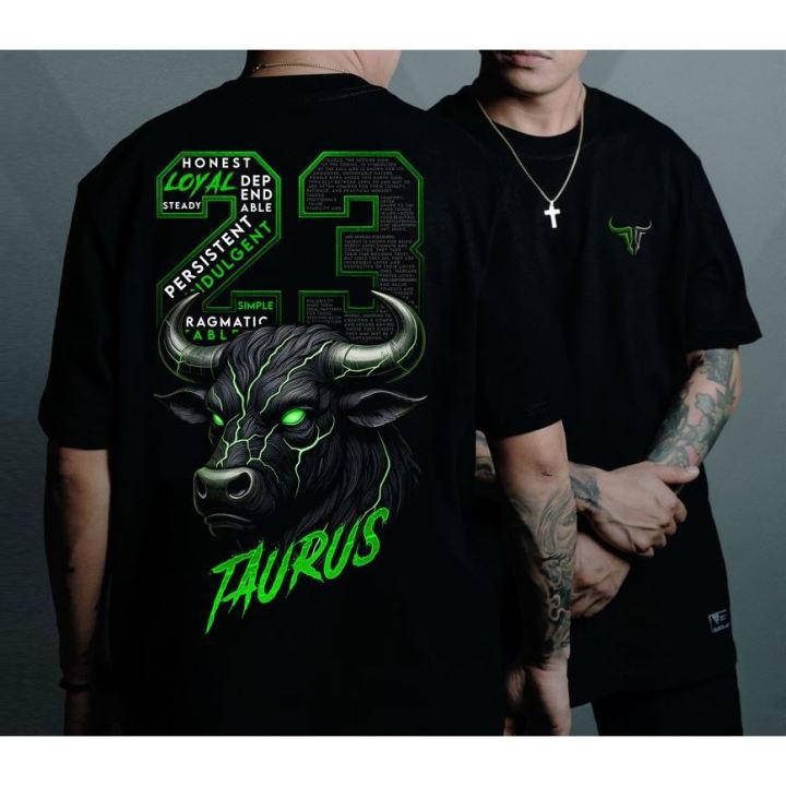 Taurus, the Obisidian Bull - 100% Cotton T-Shirt - Vortex Wear PH | Lazada PH