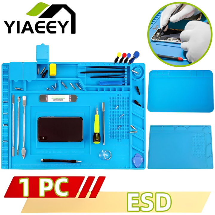 ESD Soldering Mat Repair Pad Insulation Heat Resistant Soldering ...