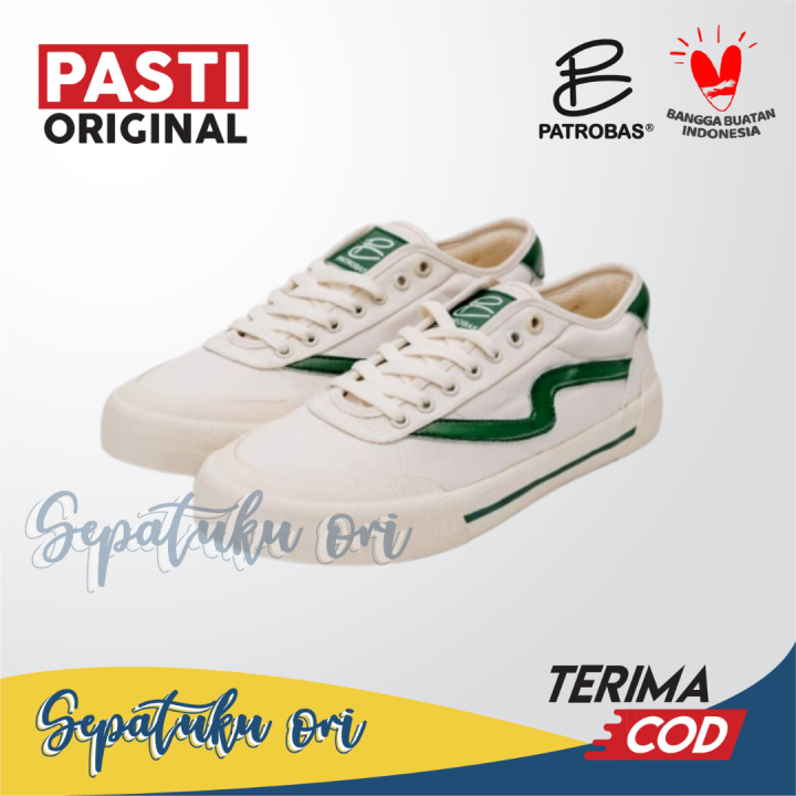 Sepatu Patrobas New Ivan Low Court Green | Sneakers Casual Pria Wanita ...