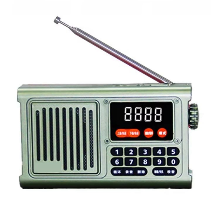 Radio Portable Emergency Rechargeable Bluetooth Sound Box AM FM Radio ...