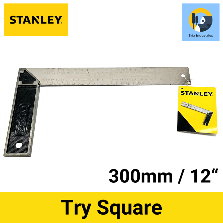 Stanley Try Square 300mm/12" #46536-8 Professional Try-Square | Lazada PH