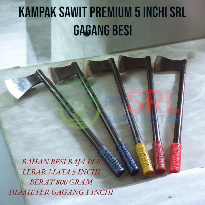 ALAT TANI KAMPAK SAWIT LEBAR MATA 5 INCHI BAJA SPRING STEEL PANJANG ...