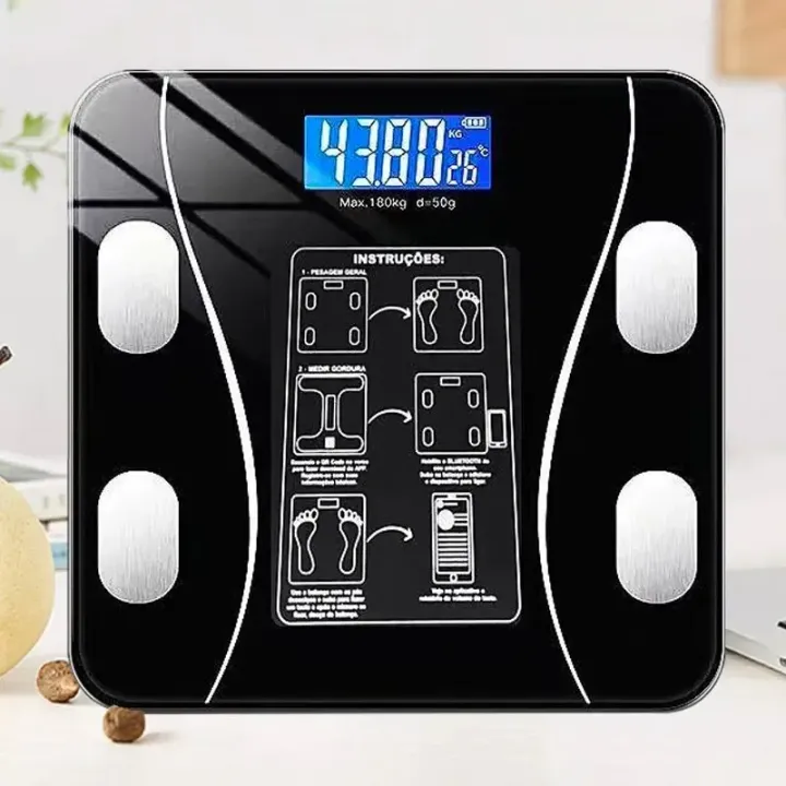 Intelligent Body Fat Scale Charging Electronic Weighing Scale Household Scale Bluetooth Adult ...