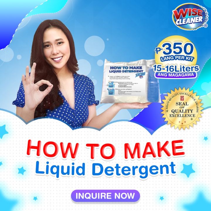☛WISE CLEANER LIQUID DETERGENT KIT P06 | Lazada PH