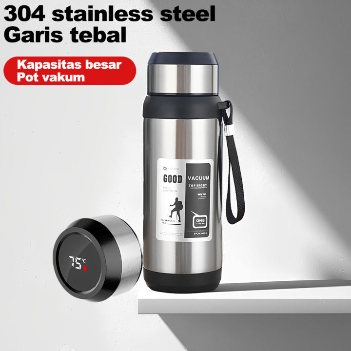 Termos Air Panas 1 Liter panas termos stainless 304 Vacuum / Termos ...