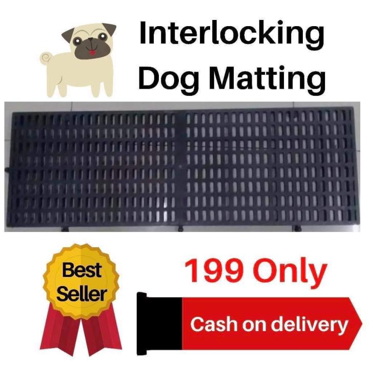 Interlocking Dog Matting / Plastic Floor Mat for Dogs in Black | Lazada PH