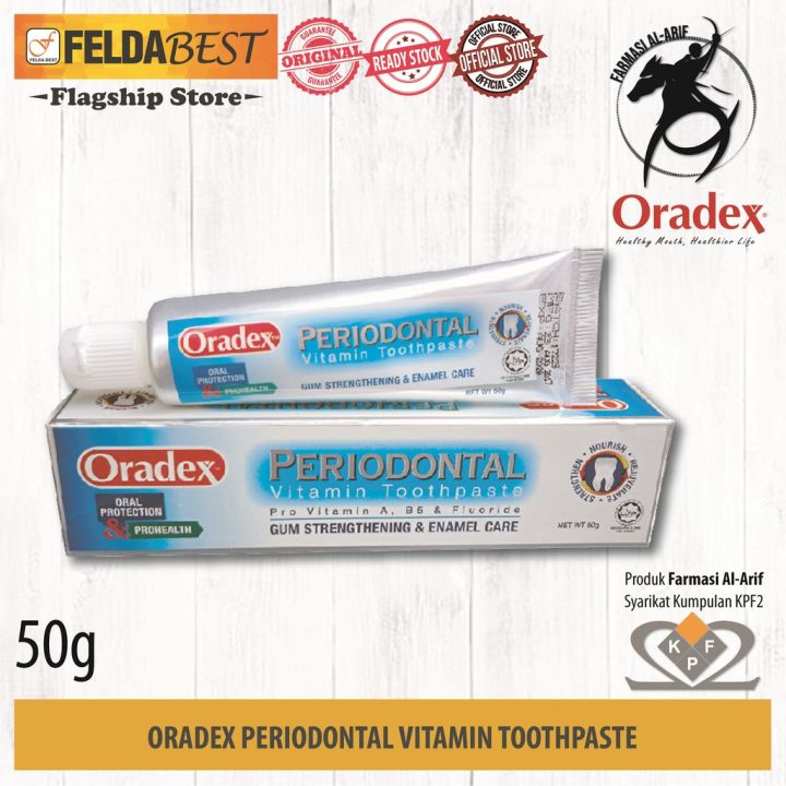 ORADEX Periodontal Vitamin Toothpaste 50g | Lazada