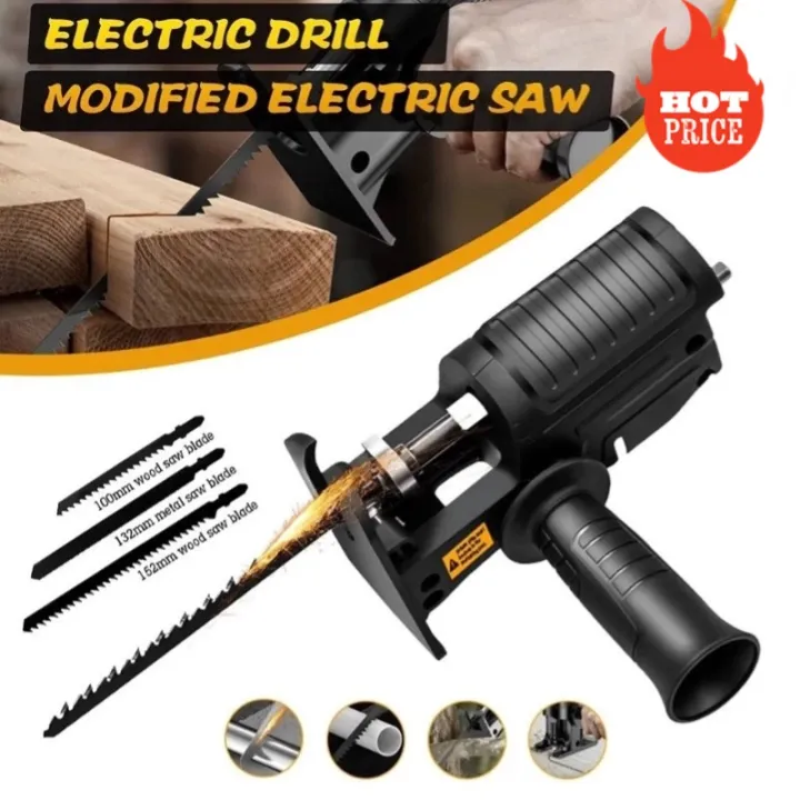 Jig Saw Adapter Hand Drill Electric Reciprocating Saw Attachment ...