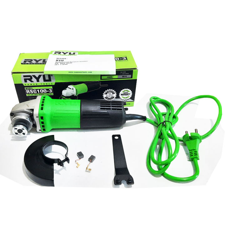 RYU RSG100-3 Mesin Gerinda Gerinda Tangan Listrik / Angle Grinder RYU ...