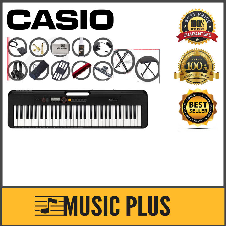 Casio CT-S200 61-Keys Casiotone Keyboard with Keyboard Stand, Headphone ...