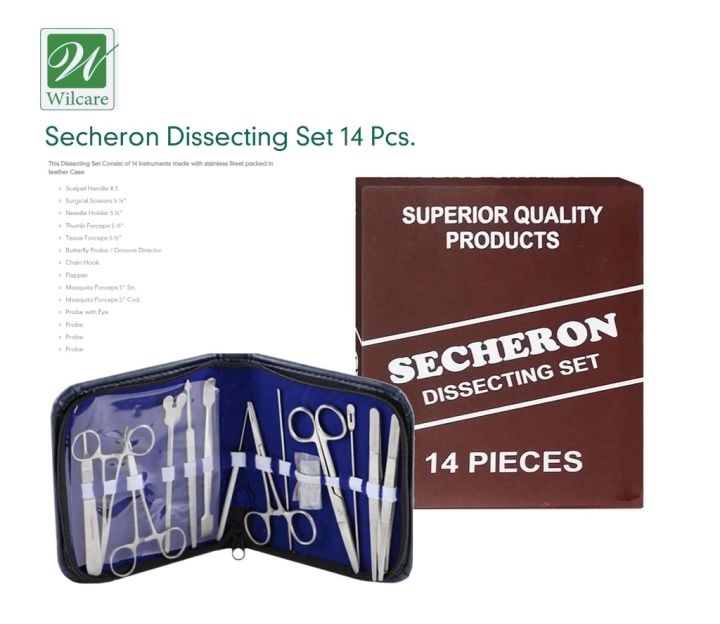 Secheron Dissecting Set (Set of 14 pcs) Secheron 14's Medical Student ...