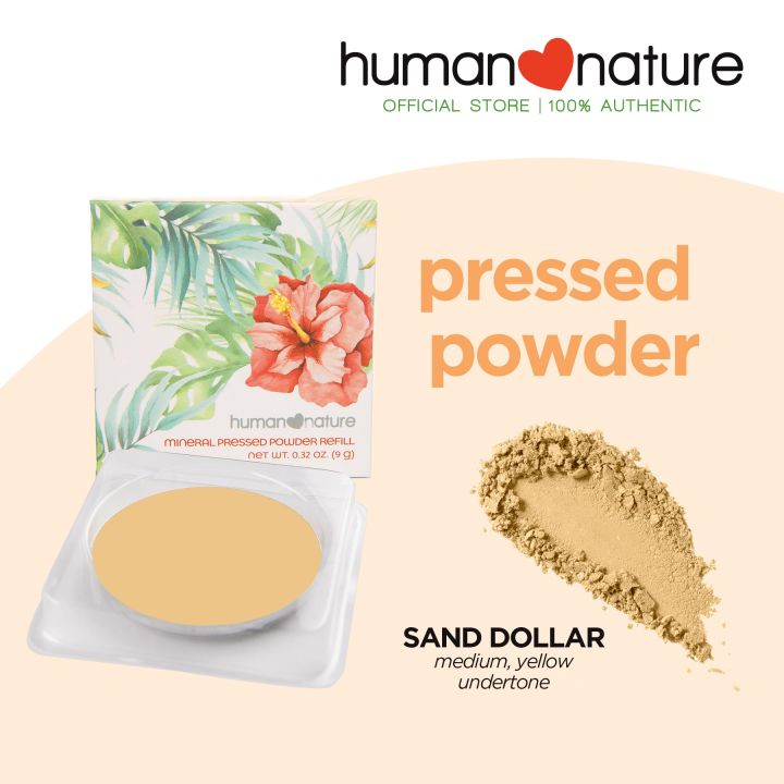 Human Nature Mineral Pressed Powder Refill 9g (No Harmful Chemicals ...