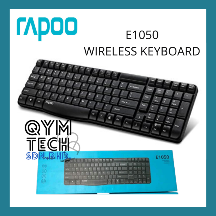RAPOO E1050 WIRELESS KEYBOARD | Lazada
