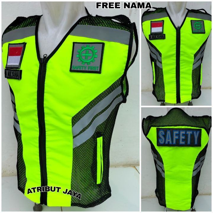 rompi safety proyek k3 keren | Lazada Indonesia
