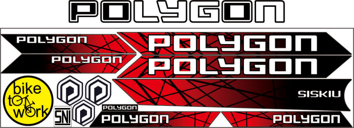DECAL STRIPING SEPEDA POLYGON SISKIU BIKE STRIPING STICKER UKURAN JUMBO ...
