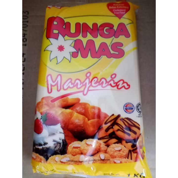 BUNGA MAS Marjerin 1kg MOI Bunga Mas Margarine | Lazada