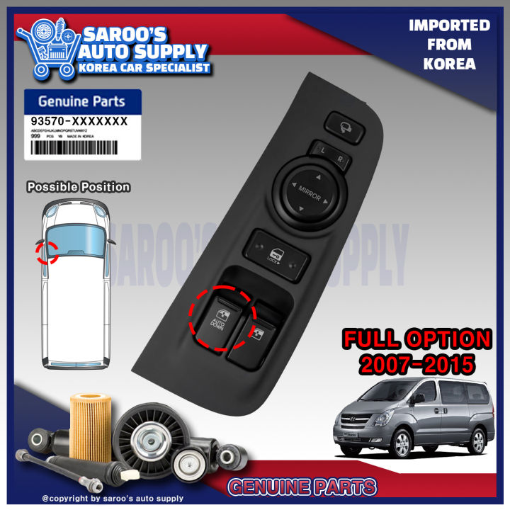 [Genuine] Power Window Switch For Hyundai Grand Starex (07-15 June ...