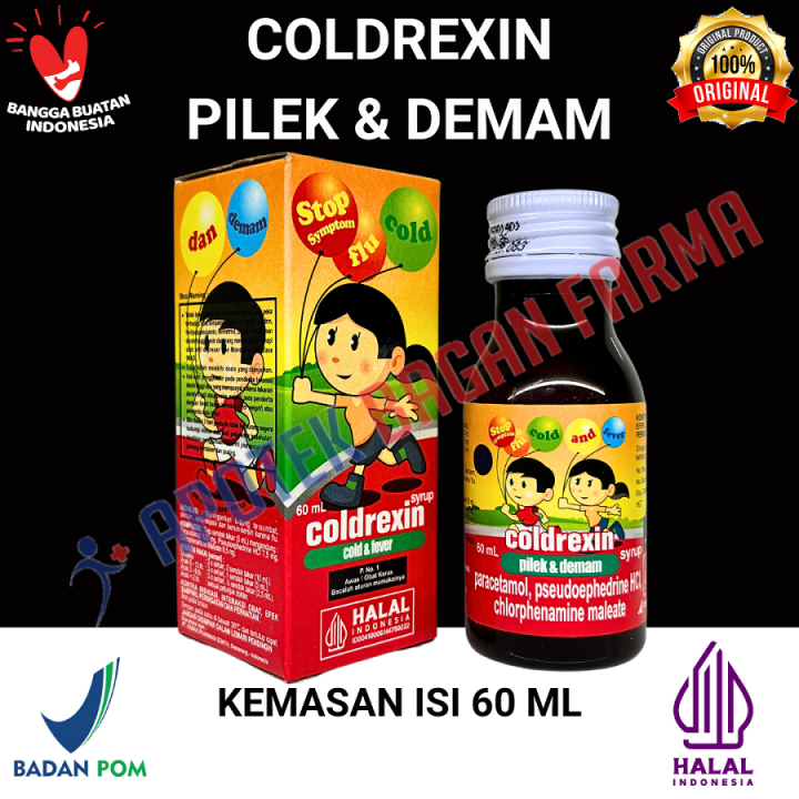COLDREXIN SIRUP 60ML Obat Pilek Demam Anak | Lazada Indonesia